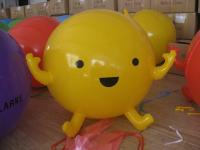 China Custom PVC Inflatable Beach Ball 30cm Diameter for Promotional Events for sale