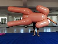 China Custom PVC Inflatable Leopard 2.5m Cartoon Animal for Party Promotion for sale