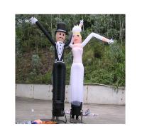 China Factory Customized Bride And Bridegroom Cartoon Image Sky Dancer For Wedding for sale
