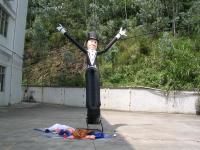 China Factory Customized Bride And Bridegroom Cartoon Image Sky Dancer For Wedding for sale