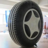 China China Factory Customized Giant Inflatable Tire Model For Advertising for sale