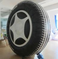 China China Factory Customized Giant Inflatable Tire Model For Advertising for sale
