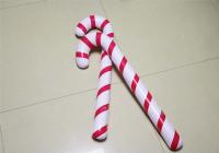 China Custom PVC Inflatable Christmas Cane 90cm for Holiday Decorations for sale