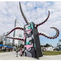 China factory wholesale exquisite inflatable octopus tentacle for decoration for sale