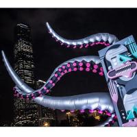 China factory wholesale exquisite inflatable octopus tentacle for decoration for sale