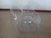 China Customizable PVC Inflatable Transparent Single Chair 80cm for Party Promotion for sale