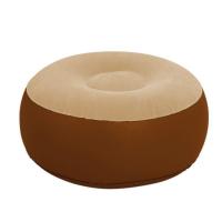 China Indoor Outdoor Flocking Inflatable Relax Sofa Small Stool Mini Footstool for sale