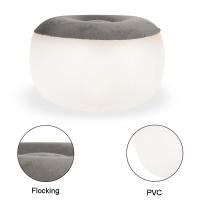 China Indoor Outdoor Flocking Inflatable Relax Sofa Small Stool Mini Footstool for sale