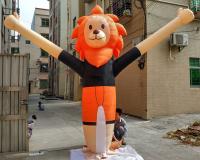 China factory price customized inflatable lion man sky dancer dancing man for sale