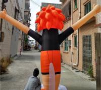 China factory price customized inflatable lion man sky dancer dancing man for sale