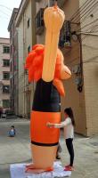 China factory price customized inflatable lion man sky dancer dancing man for sale
