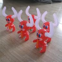 China Wholesale Inflatable PVC Cartoon Bunny Rabbit Toy 40cm for Kids Gift Custom Logo for sale