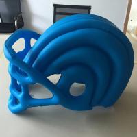 China Custom PVC Inflatable Helmet 48x28cm for Kids Advertising Promotion Party for sale