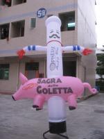 China Custom Inflatable Sky Dancer Chef Tube Man 3m High for Outdoor Advertising for sale