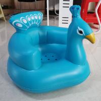 China Custom PVC Inflatable Feeding Chair for Kids 56cm 3 Year Warranty for sale