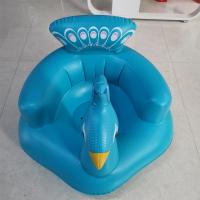 China Custom PVC Inflatable Feeding Chair for Kids 56cm 3 Year Warranty for sale