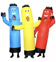 China Customized Inflatable Dancer Suit 12.5kg Polyester Fabric for Promotions for sale