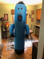 China Customized Inflatable Dancer Suit 12.5kg Polyester Fabric for Promotions for sale