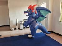 China Beile PVC Inflatable Dragon Suit Costume for Cosplay Adult Size 11kg Custom Logo for sale