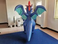 China Beile PVC Inflatable Dragon Suit Costume for Cosplay Adult Size 11kg Custom Logo for sale