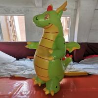 China Beile PVC Inflatable Dragon Suit Cosplay Costume Adult Size 9.5kg Custom Logo for sale