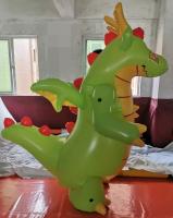 China Beile PVC Inflatable Dragon Suit Cosplay Costume Adult Size 9.5kg Custom Logo for sale