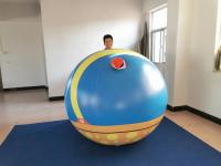 China Beile custom popular PVC inflatable double layer rolling ball suit bouncing inflatable suits for sale