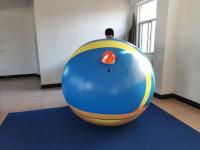 China Beile custom popular PVC inflatable double layer rolling ball suit bouncing inflatable suits for sale