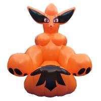 China Beile Customized quality PVC inflatable large fox cartoon for advertising for sale