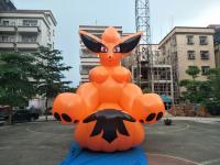 China Beile Customized quality PVC inflatable large fox cartoon for advertising for sale