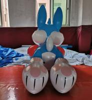 China Beile customized PVC inflatable bunny rabbit for outdoor decoration for sale