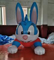China Beile customized PVC inflatable bunny rabbit for outdoor decoration for sale