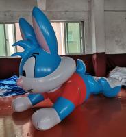 China Beile customized PVC inflatable bunny rabbit for outdoor decoration for sale