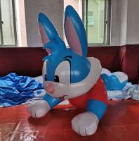 China Beile customized PVC inflatable bunny rabbit for outdoor decoration for sale