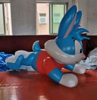 China Beile customized PVC inflatable bunny rabbit for outdoor decoration for sale