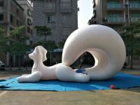 China Beile customize giant PVC inflatable fox inflatable animals for decor for sale