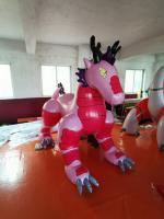 China Customized PVC Inflatable Giant Cartoon Dragon Model 2.5m Tall for Promotion for sale