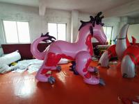 China Customized PVC Inflatable Giant Cartoon Dragon Model 2.5m Tall for Promotion for sale