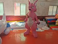 China Custom Inflatable PVC Pink Cat 2m Tall for Advertising Decoration Party Promotion for sale