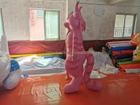 China Custom Inflatable PVC Pink Cat 2m Tall for Advertising Decoration Party Promotion for sale