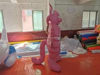 China Custom Inflatable PVC Pink Cat 2m Tall for Advertising Decoration Party Promotion for sale