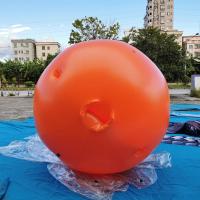 China Custom Inflatable Body Ball Suit PVC Orange 1.5m 1.7m Diameter for Party Promotion for sale