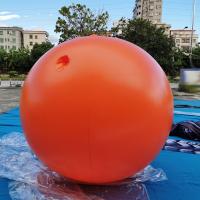 China Custom Inflatable Body Ball Suit PVC Orange 1.5m 1.7m Diameter for Party Promotion for sale
