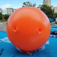 China Custom Inflatable Body Ball Suit PVC Orange 1.5m 1.7m Diameter for Party Promotion for sale