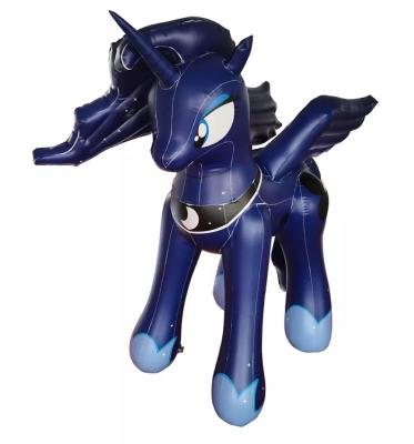 China Beile Customized Quality  PVC Inflatable Horse Moon Princess Pony for sale