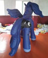 China Beile Customized Quality  PVC Inflatable Horse Moon Princess Pony for sale