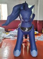 China Beile Customized Quality  PVC Inflatable Horse Moon Princess Pony for sale