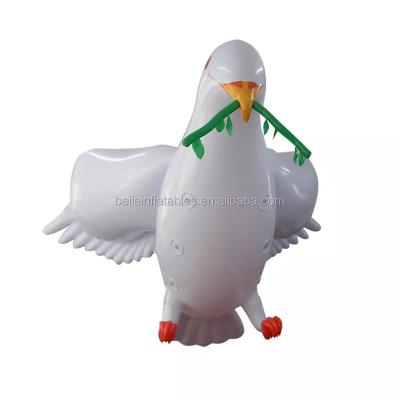 China Custom giant PVC Inflatable floating bird for outdoor advertising for sale