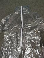 China popular PVC inflatable transparent down jacket inflatable coat skirt for sale