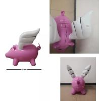 China Beile customized PVC Inflatable pink pig with wings for advertising decorate for sale